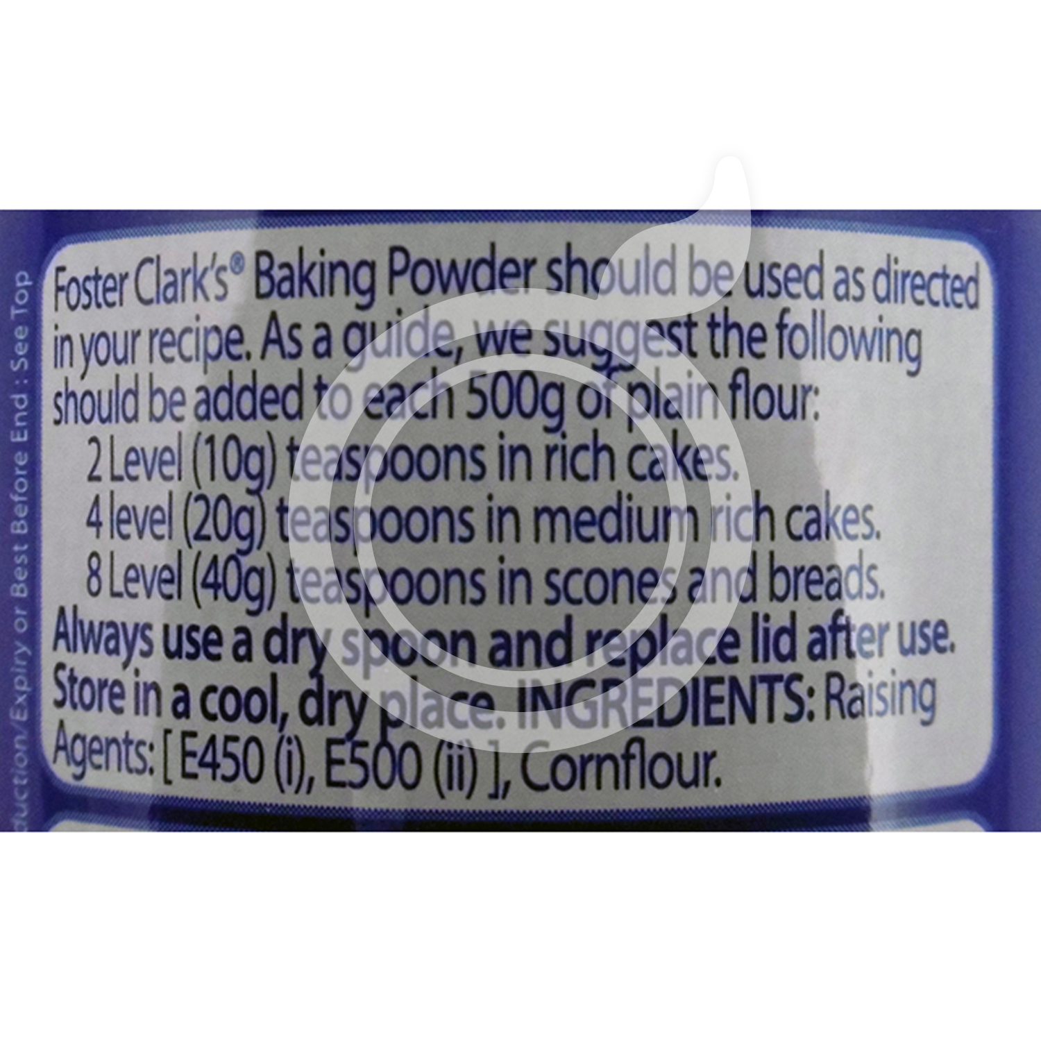 Foster clarks baking powder 110g